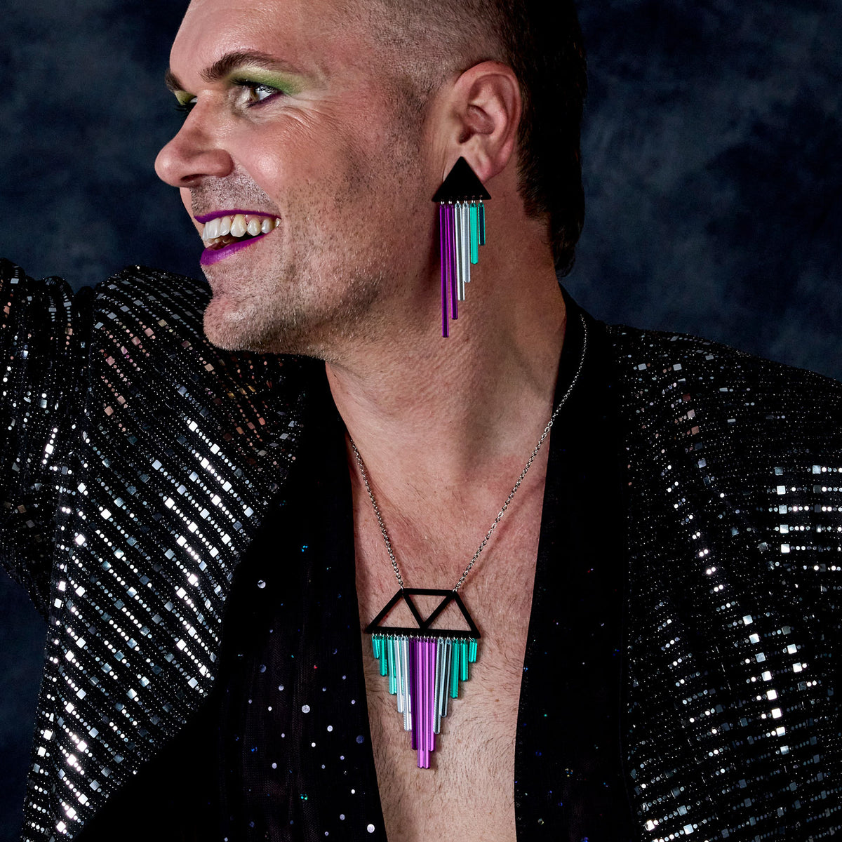 GENDER QUEER pride necklace I made in Sydney – MAINE+MARA
